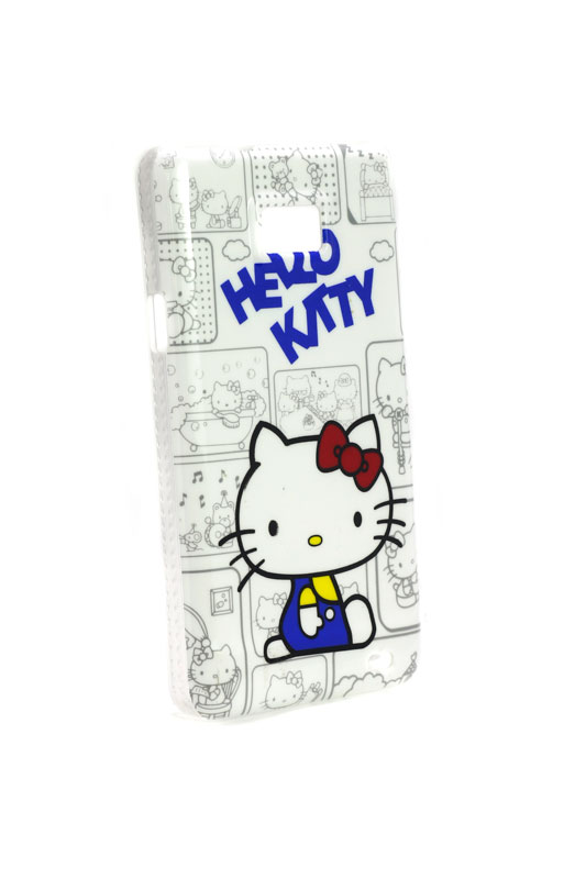 Прикольный пластиковый чехол Hello Kitty для Samsung Galaxy S II ...